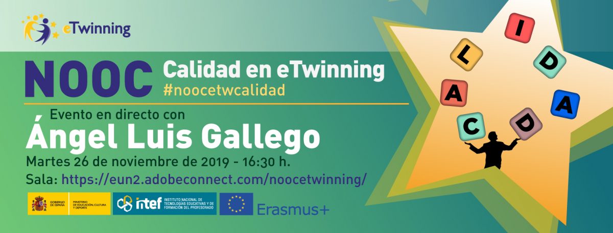 Evento en directo NOOC Calidad en eTwinning - INTEF