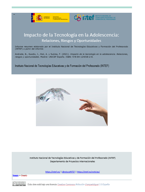 Informe de UNICEF: Impacto de la tecnología en la adolescencia ...