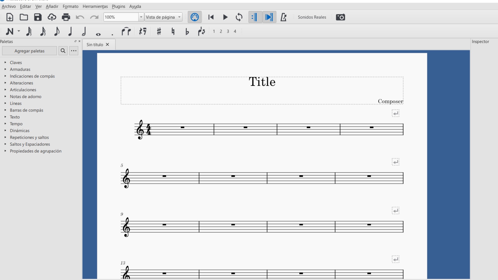 MuseScore: crea tu partitura - INTEF