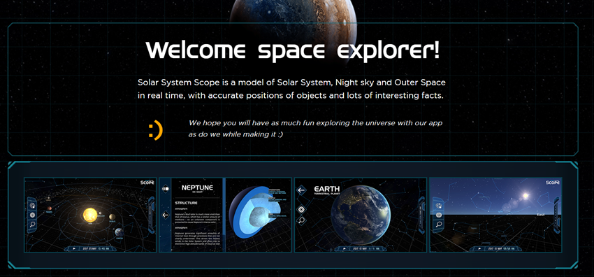Solar System Scope: el universo en nuestra mano - INTEF
